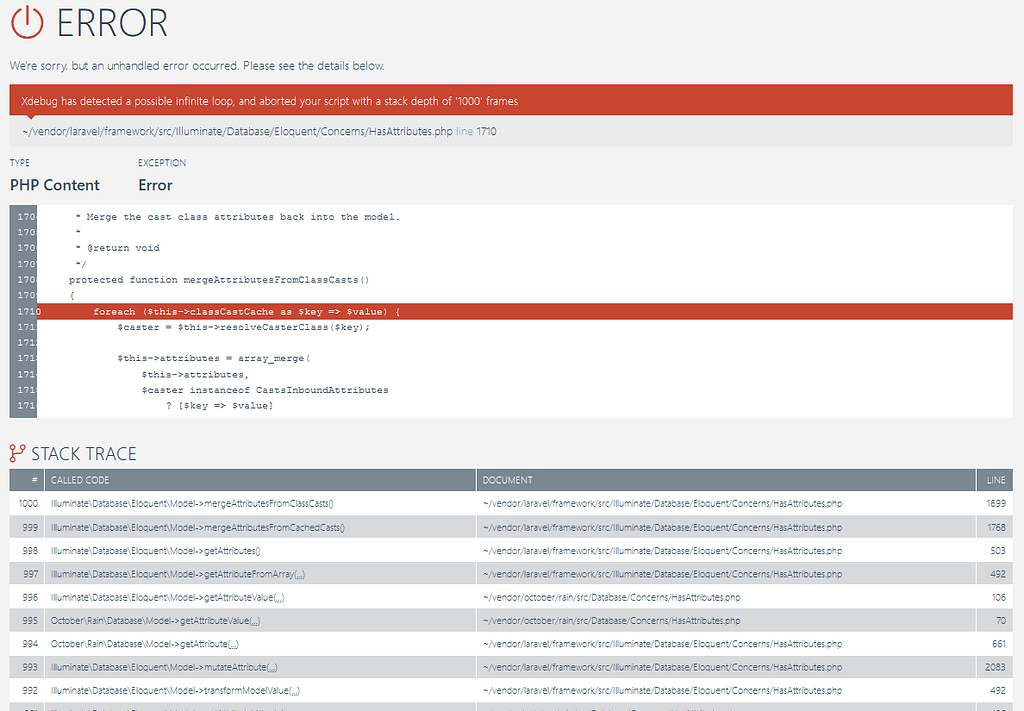 `->pivot->save()` - possible infinite loop after upgrade to OctoberCMS 3 - Need Help - October Talk